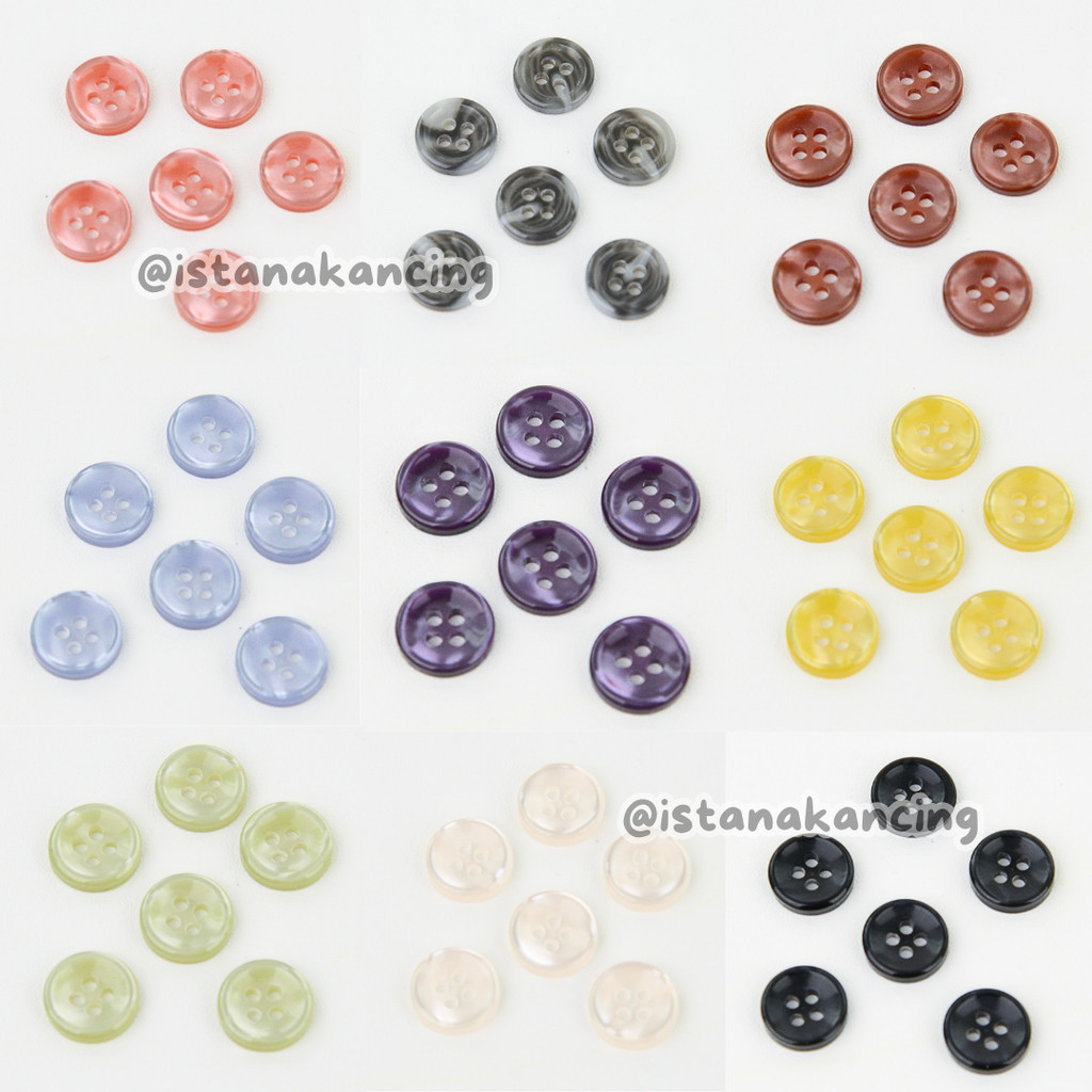 Jual Kancing Lubang 4 Thalia Button Kancing Kemeja Dress Blezer Rok ...