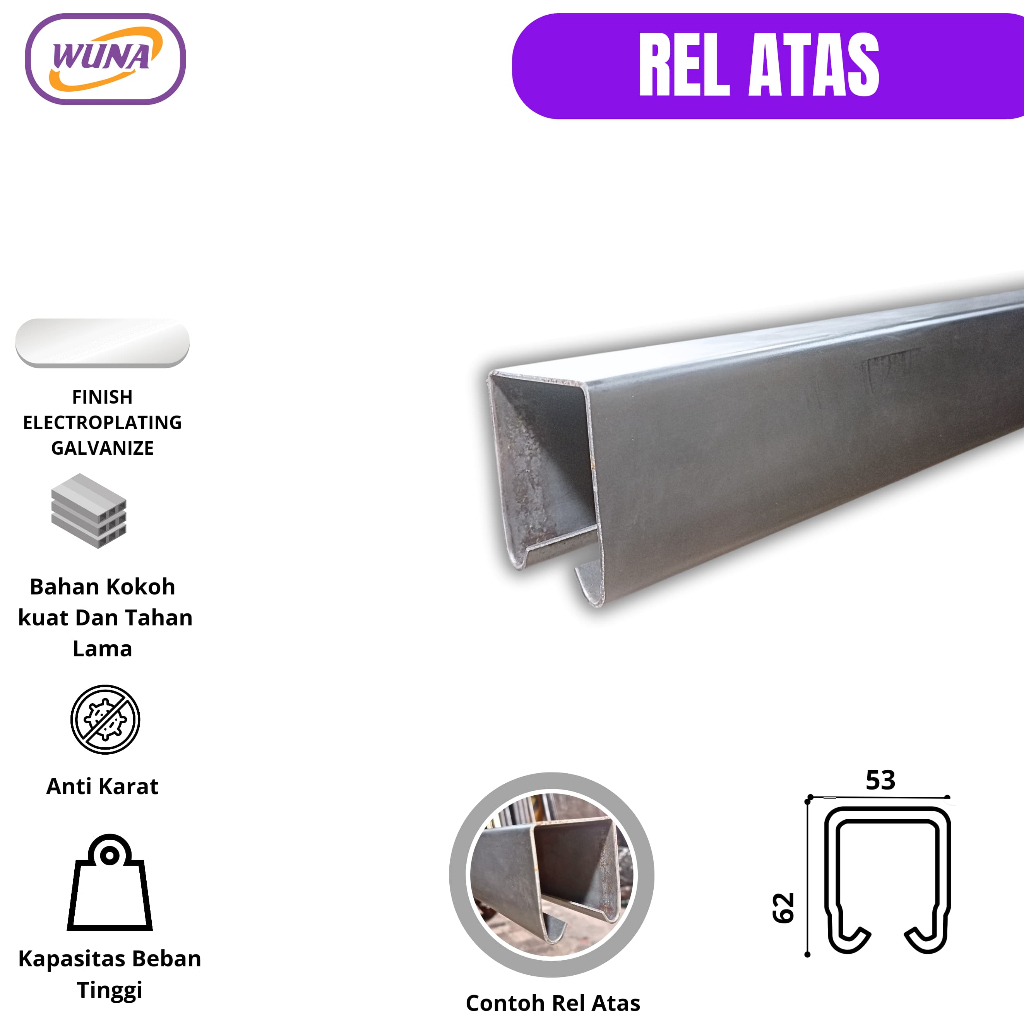 Jual Rel Atas Pintu Garasi Dan Pintu Lipat | Shopee Indonesia