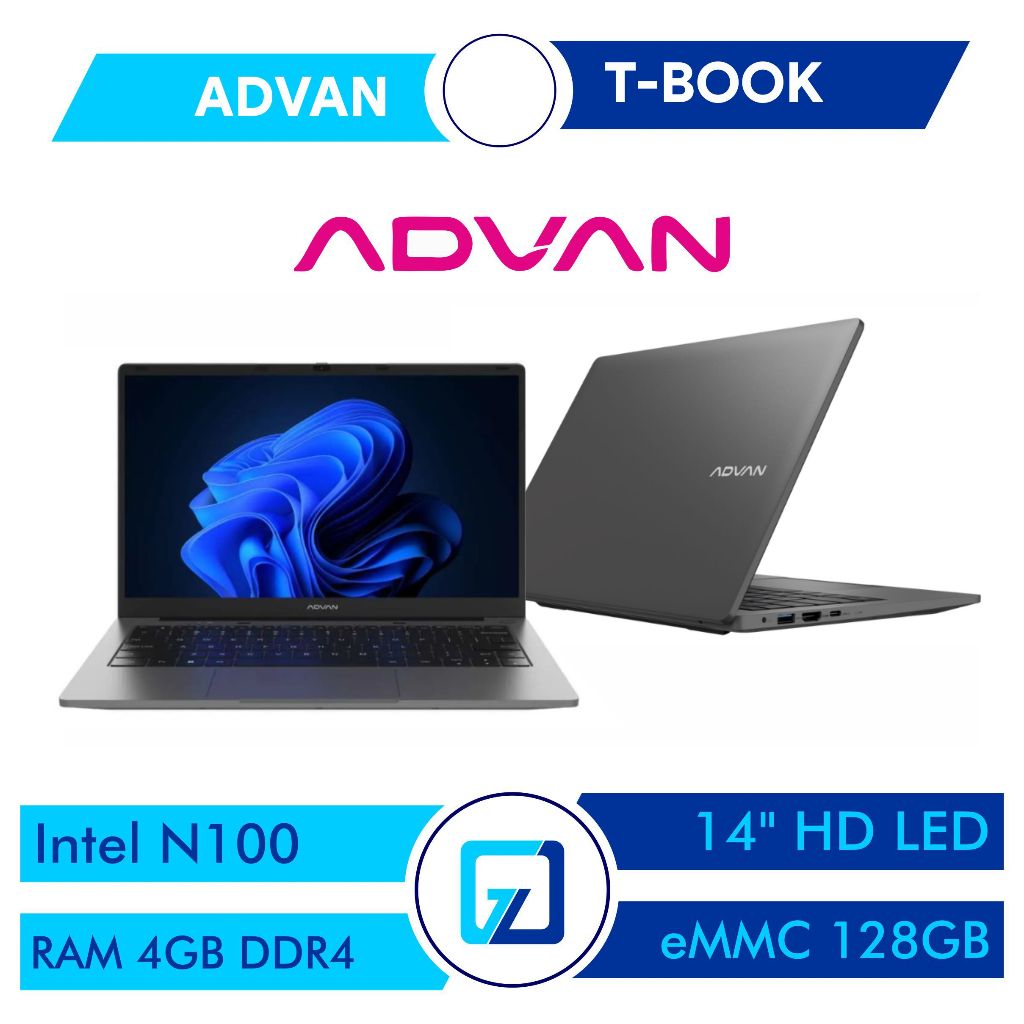Jual Advan T BOOK Intel N100 4GB 128GB 14 Inch HD Win 11 | Shopee Indonesia