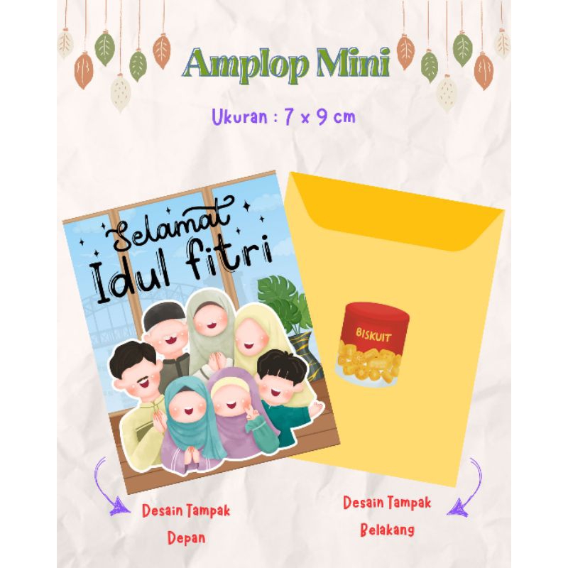 Jual AMPLOP MINI | AMPLOP LEBARAN MINI 1 pack | Shopee Indonesia