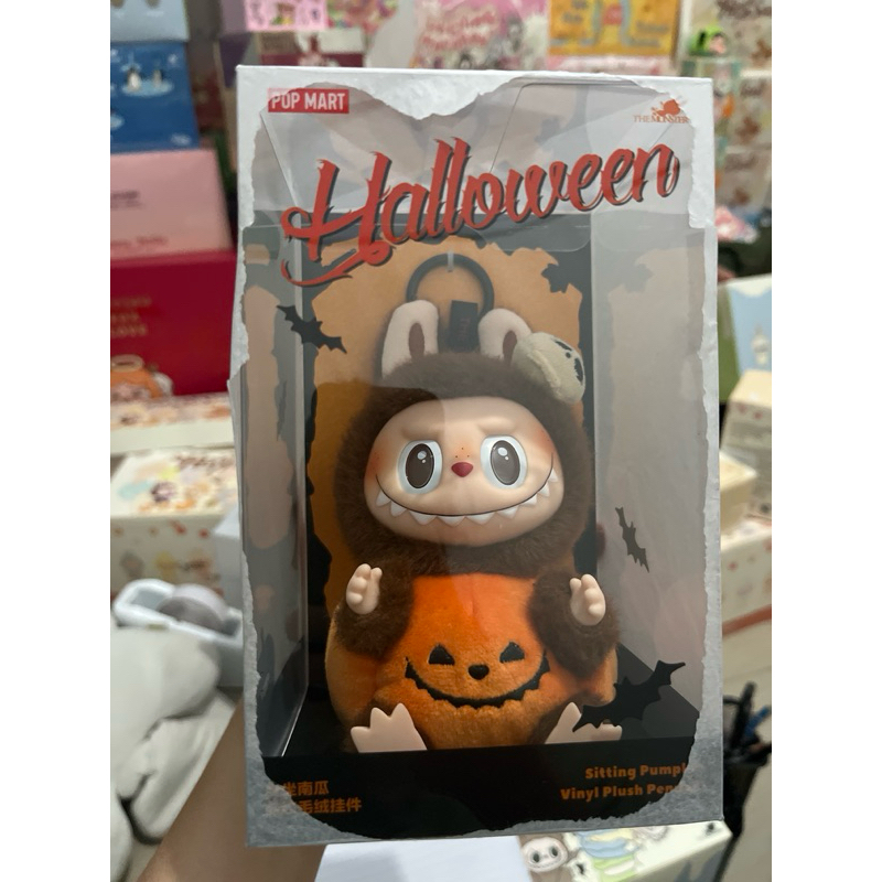 Jual Labubu Halloween Sitting Pumpkin Original Popmart | Shopee Indonesia