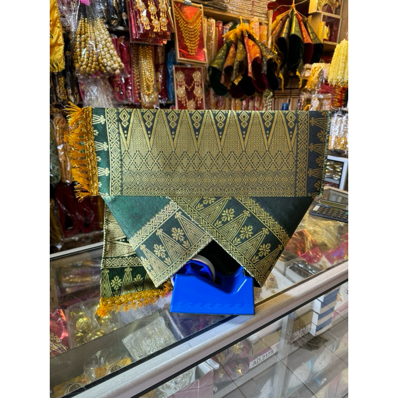 Jual Tanduk Sungayang Songket Istimewa Hijau / Topi Minang Sungayang ...
