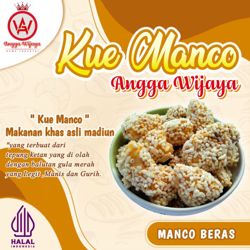 Jual KUE MANCO BERAS ANGGA WIJAYA | Shopee Indonesia