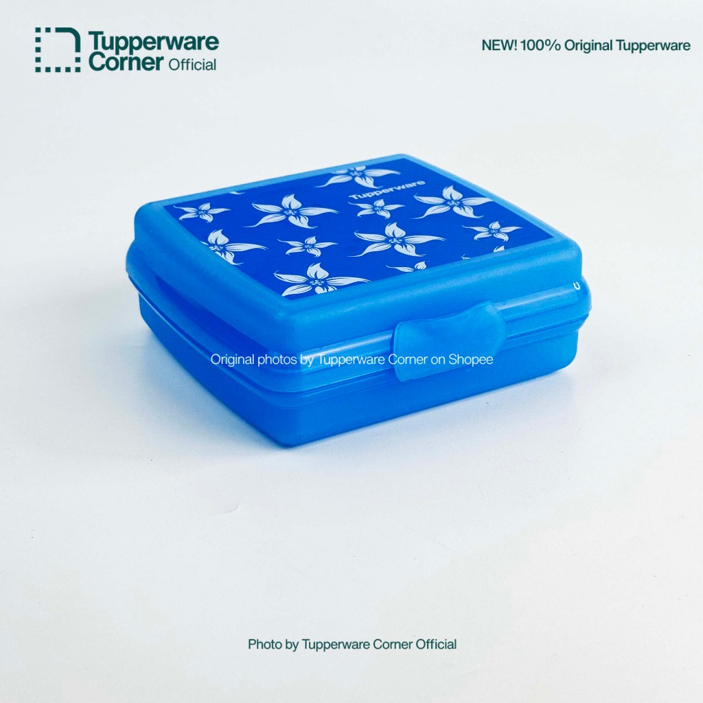 Jual TUPPERWARE SANDWICH KEEPER BLUE KONDISI SESUAI FOTO | Shopee Indonesia