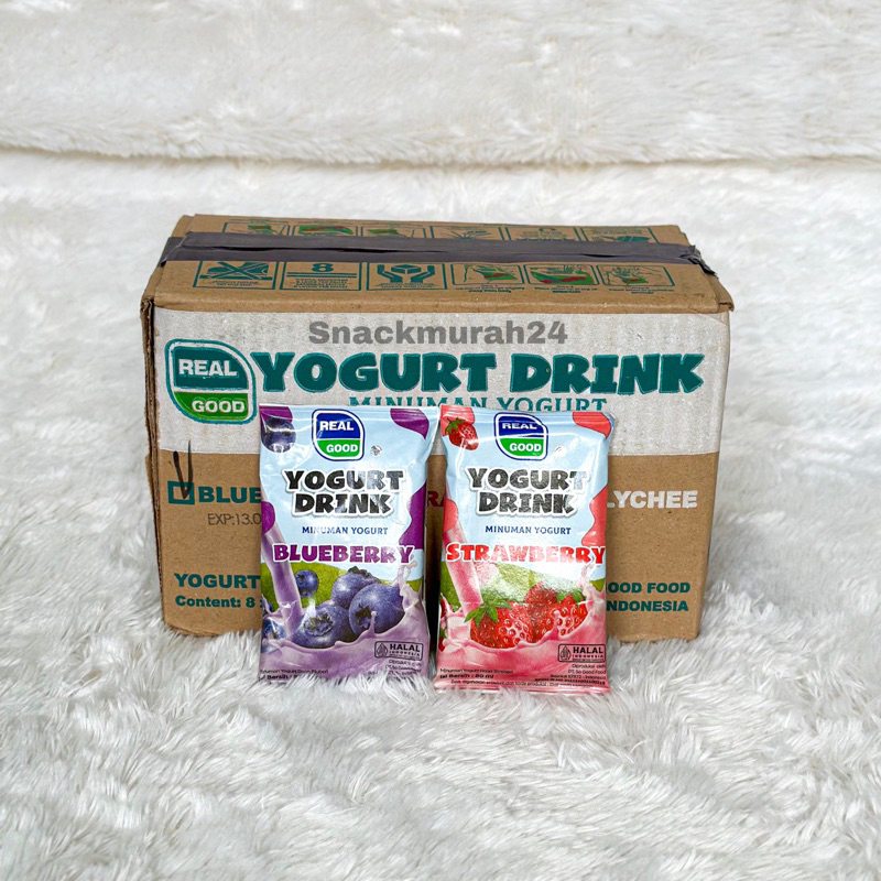 Jual Real Good Yogurt Drink Bantal 80ml Harga Per DUS isi 40 Rasa ...