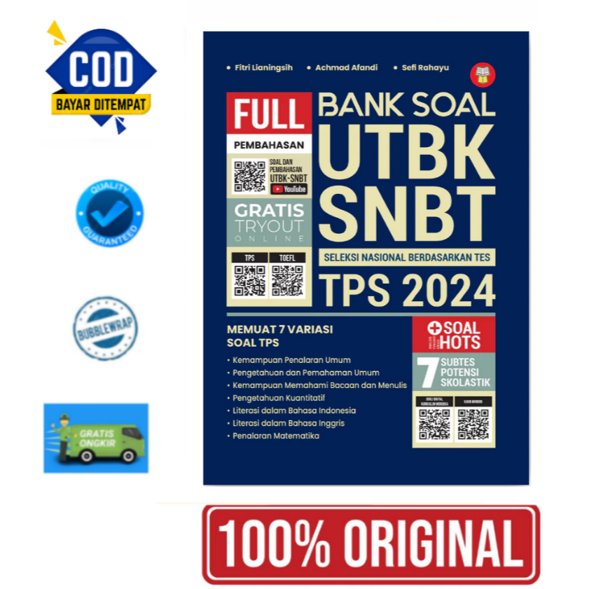 Jual Buku Bank Soal UTBK SNBT TPS 2024 (Original) | Shopee Indonesia
