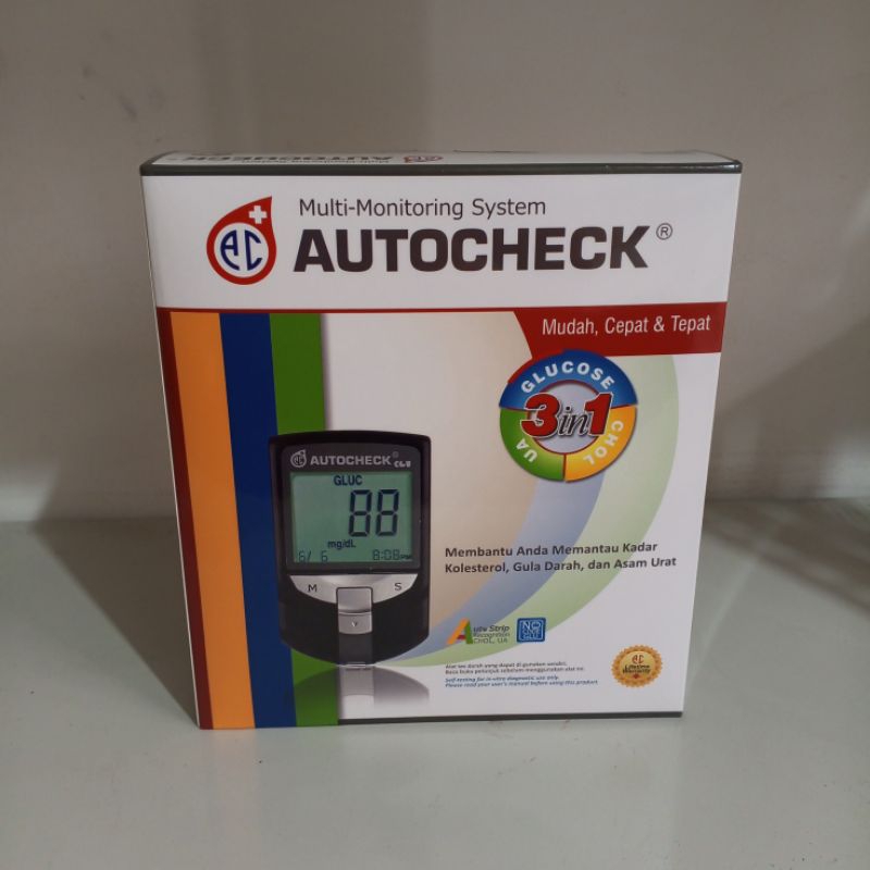 Jual AutoCheck Multi-Monitoring System Glucose Monitor/Alat Autocheck ...