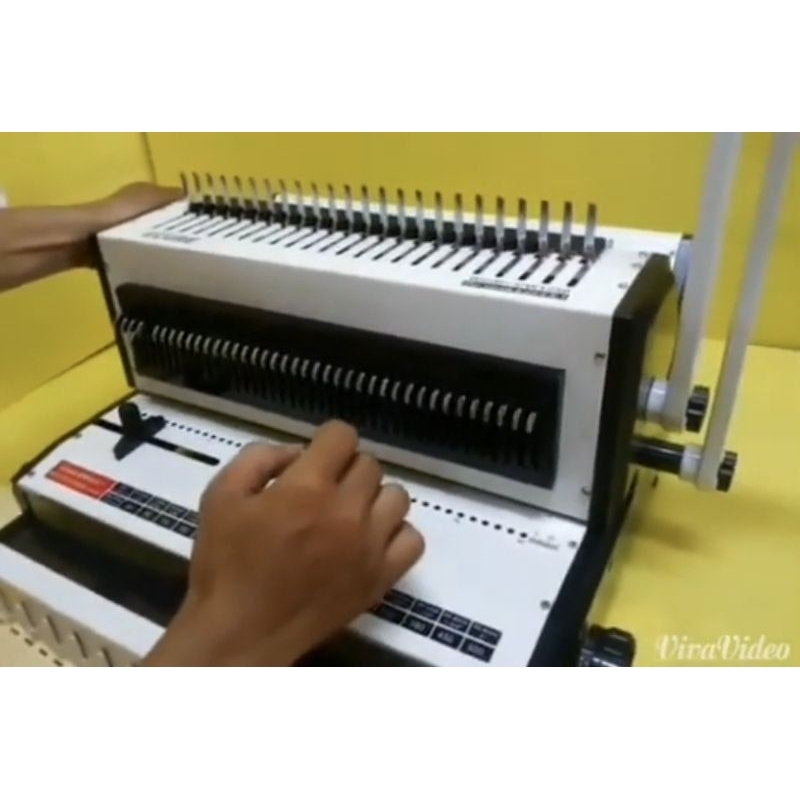 Jual Mesin Jilid Ring Kawat Plastik 2in1 Folio 3:1 F4 Double Function ...