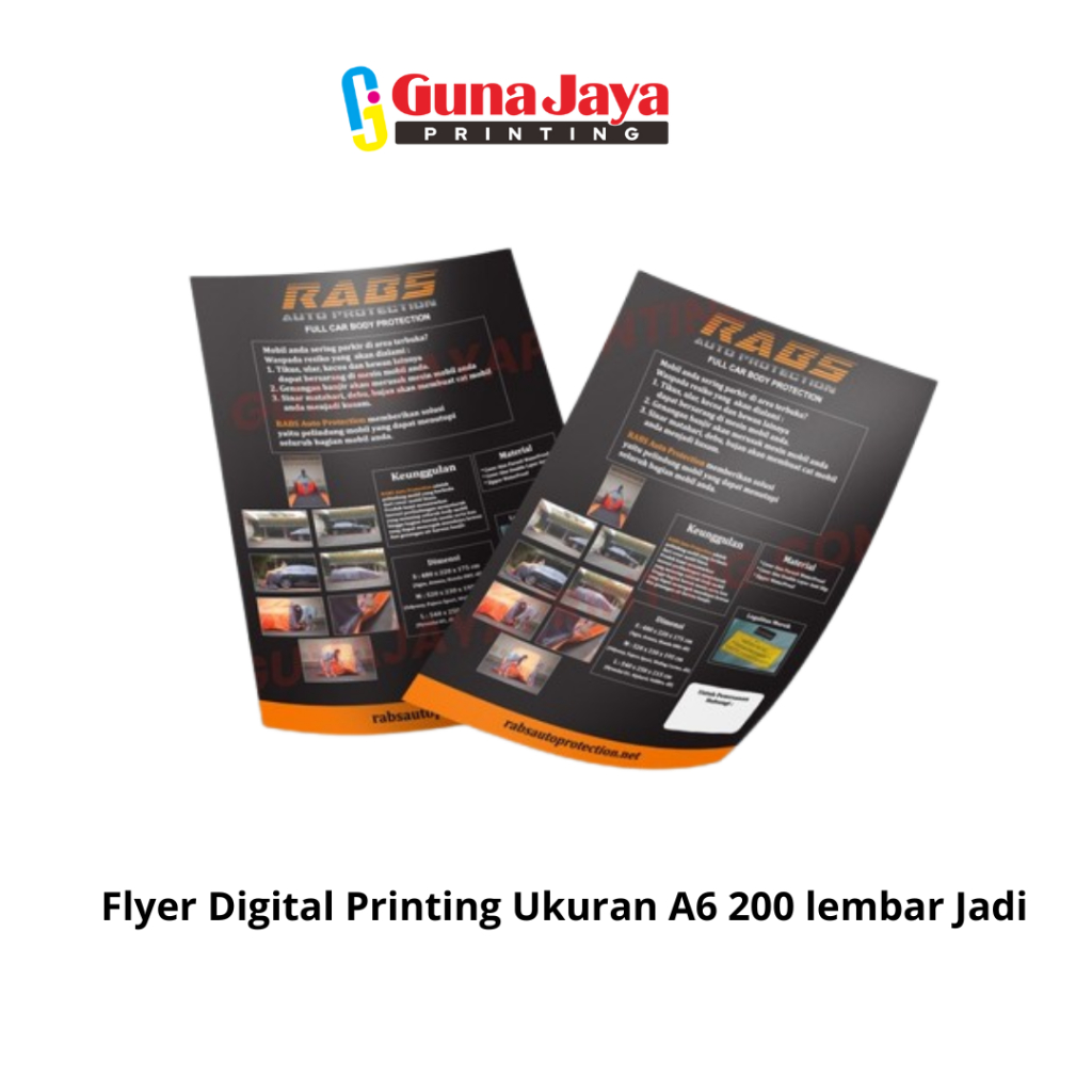 Jual Promo Cetak Brosur – Flyer Digital Printing Ukuran A6 200 lembar ...
