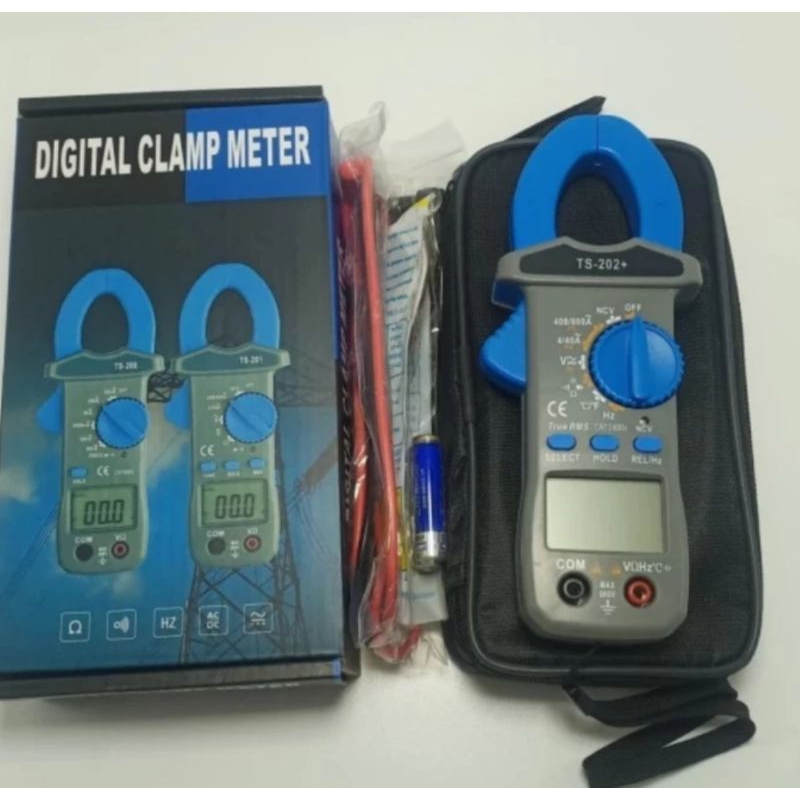 Jual DIGITAL CLAMP METER TS 202 - TANG AMPERE METER MULTI METER ...
