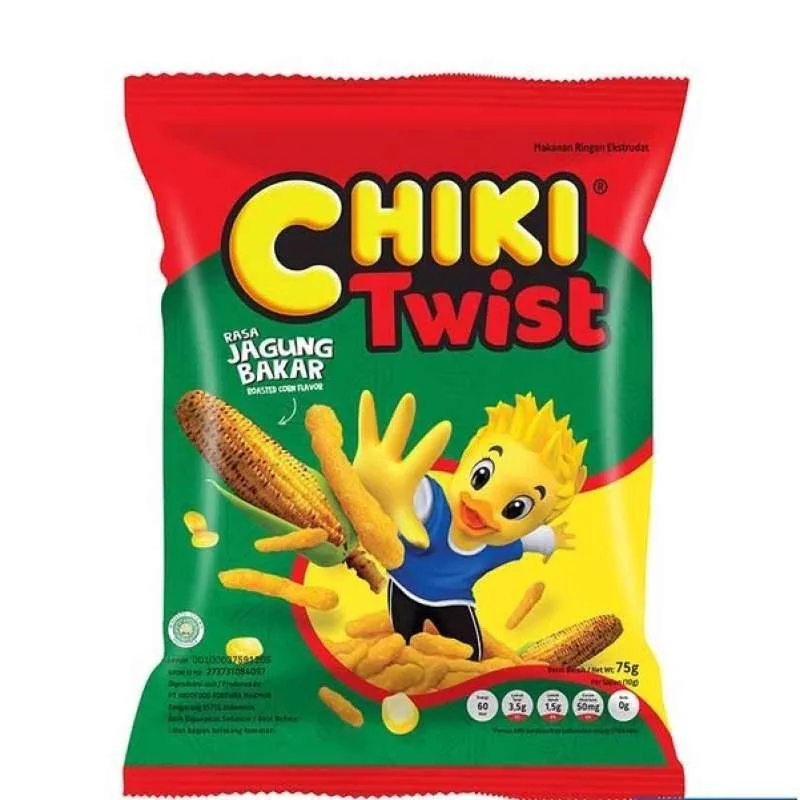 Jual Chiki Twist Jagung Bakar | Ciki 2000 | 1 Renceng isi 10 Pcs @ 22 ...