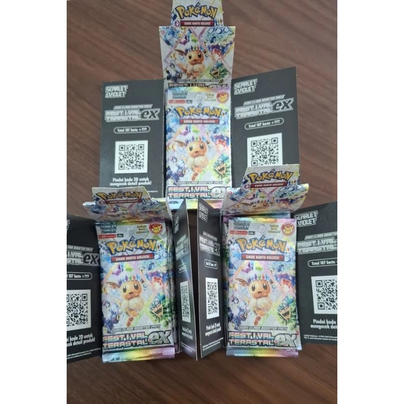 Jual Pokemon Tcg Indonesia Festival Terastal Booster pack original | Shopee Indonesia