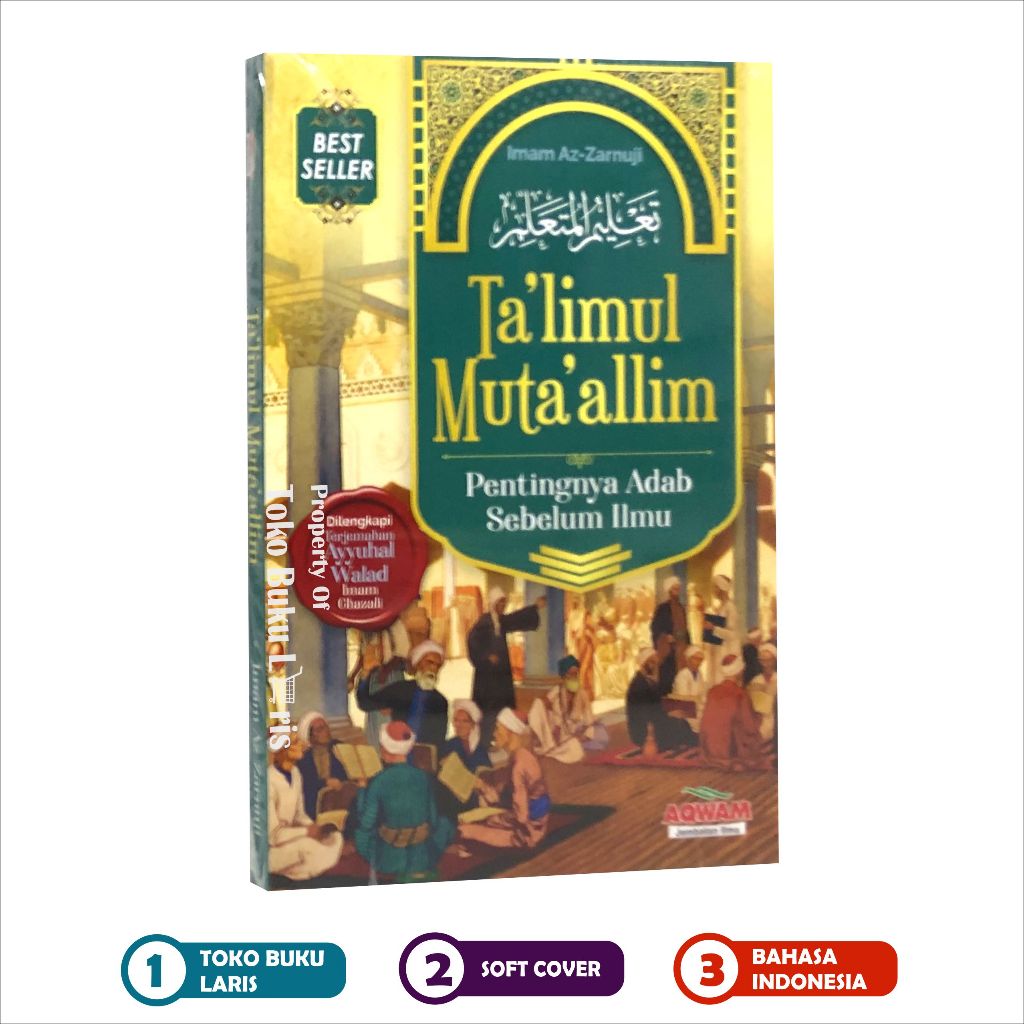 Jual Talimul Mutaallim NEW + Terjemahan Ayyuhal Walad - Talim Al Mutaallim Pentingnya Adab ...