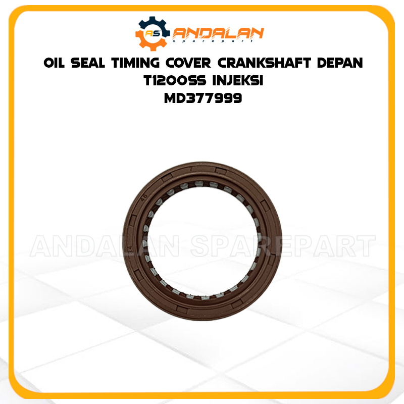 Jual Oil Seal Timing Cover Crankshaft Depan T120ss Injeksi MD377999 ...