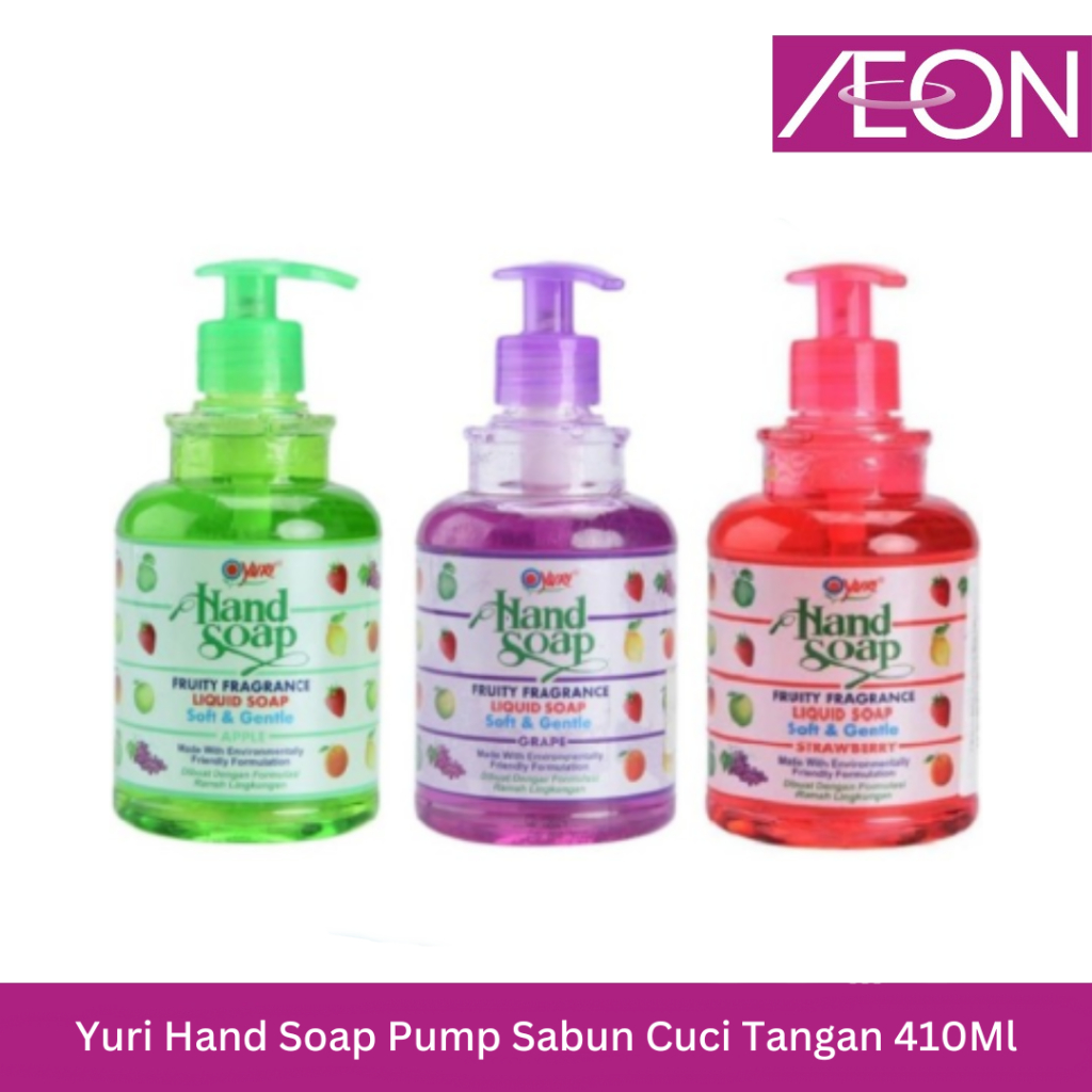Jual Yuri Hand Soap Pump Sabun Cuci Tangan 410Ml | Shopee Indonesia