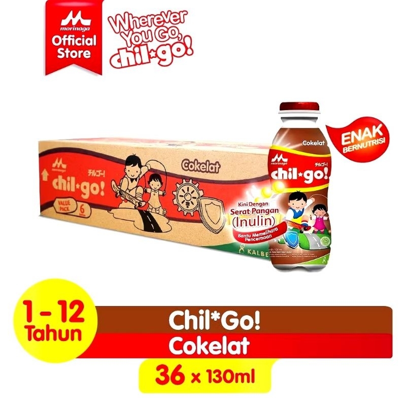 Jual Chil-Go! Chocolate/Vanilla/Strawberry 130Ml 1 Karton (ISI 36PCS ...
