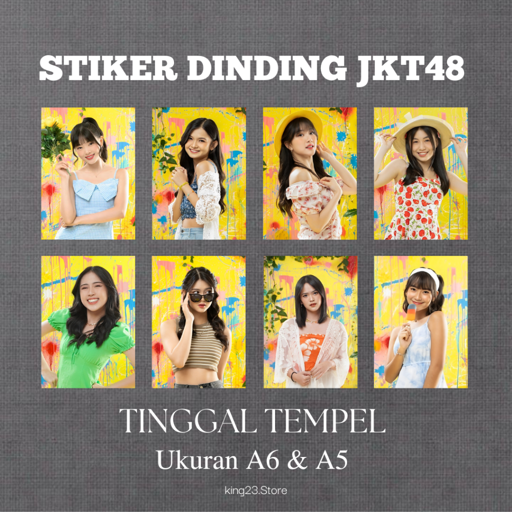 Jual Stiker Dinding Jkt48,Edisi/Tema Summer Festival,Poster Jkt48 ...