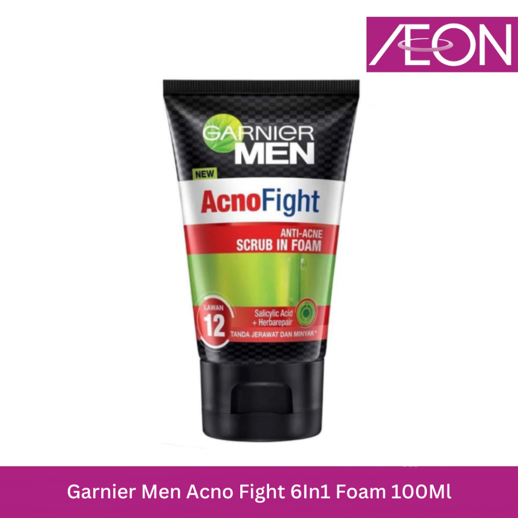 Jual Garnier Men Acno Fight 6In1 Foam 100Ml | Shopee Indonesia