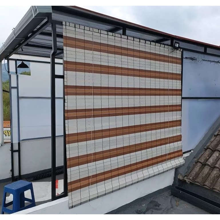 Jual Kerai PVC Outdoor Tahan Panas Dan Hujan Tirai Gulung Sudah Dengan ...