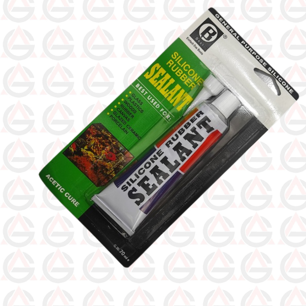 Jual Lem Sealant / Lem Kaca / Lem Silicone Kaca Tube 30ml / 70ml Best ...