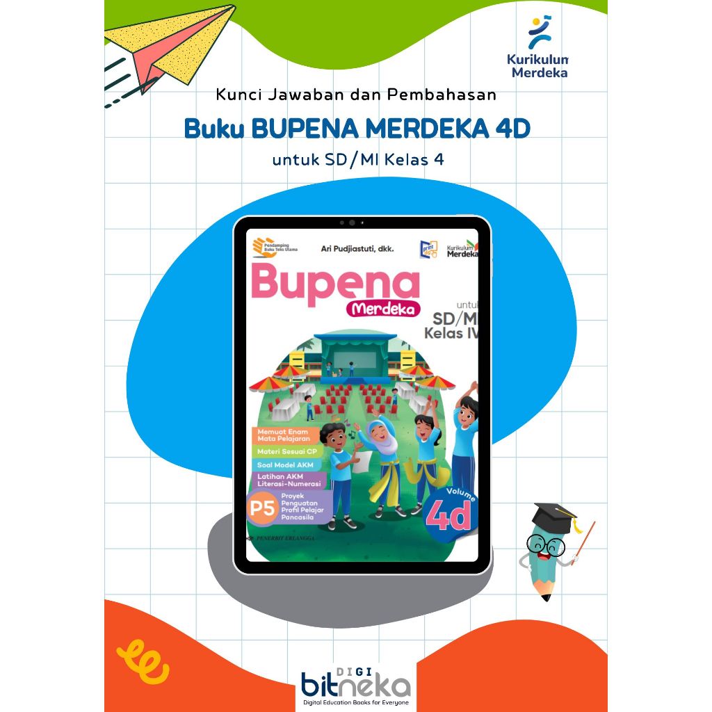 Jual Kunci Jawaban BUPENA MERDEKA 4D SD/MI Kelas 4 Kurikulum Merdeka | Shopee Indonesia