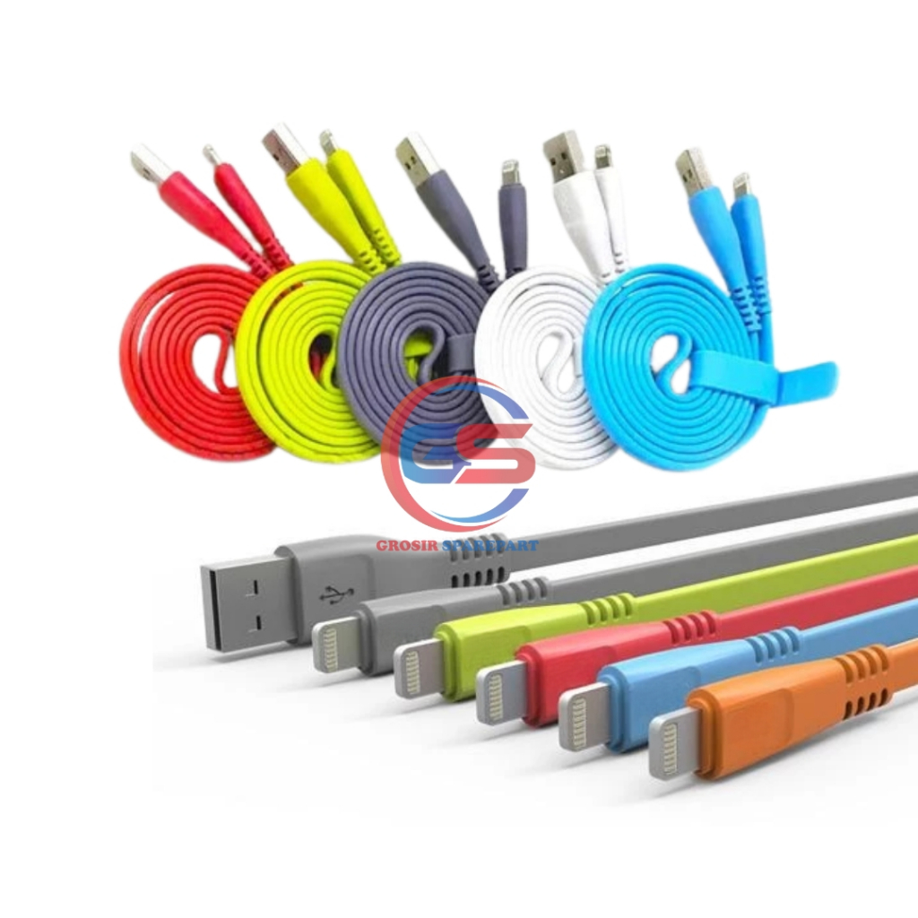Jual CABLE / KABEL DATA IP 6 / 7 / 8 / X / XR / 11 / 12 / 13 USB TO ...