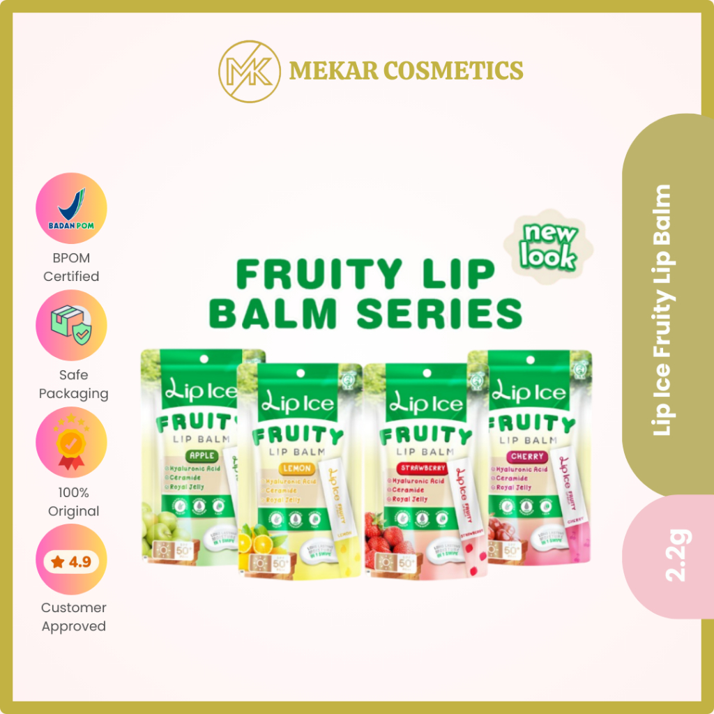 Jual Lip Ice Fruity Lip Balm | Shopee Indonesia