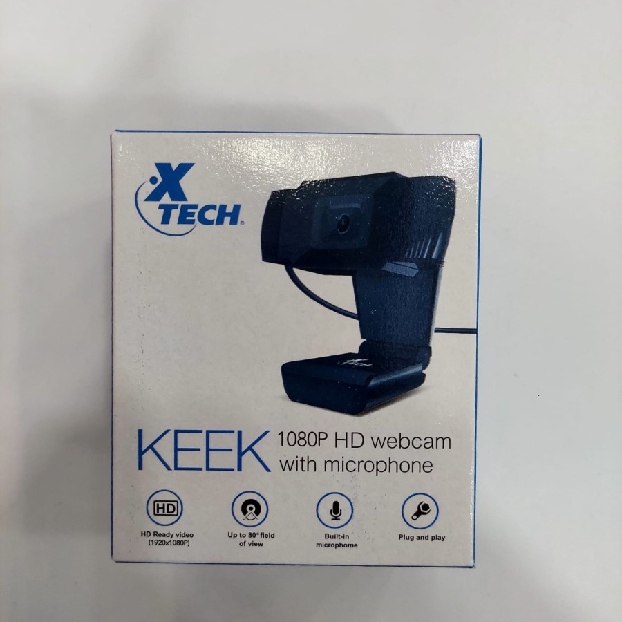 Jual WEBCAM XTECH KEEK XTW-1080P HD WITH MICROPHONE Garansi 1 Tahun ...