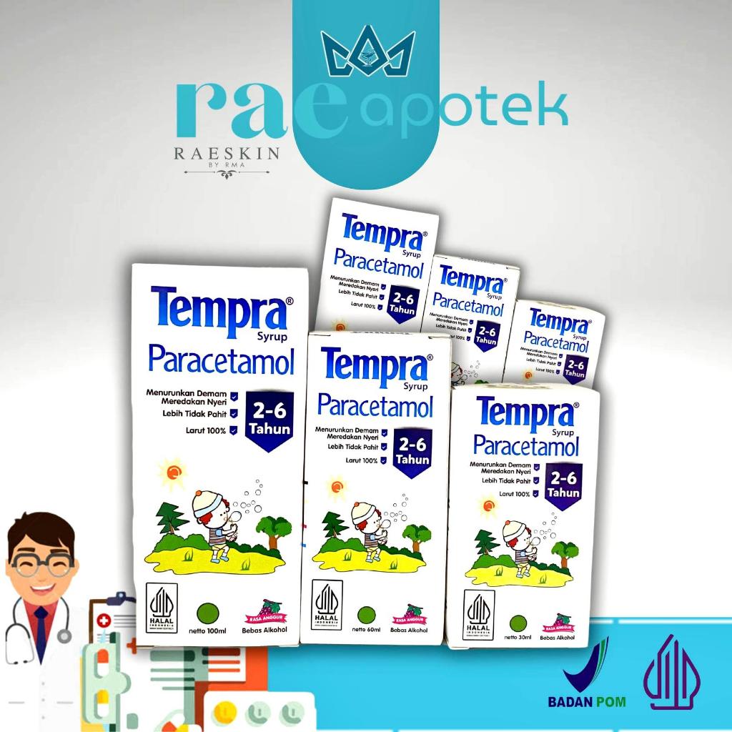 Jual TEMPRA SYRUP PARACETAMOL ANAK RASA ANGGUR 2-6TH | Shopee Indonesia