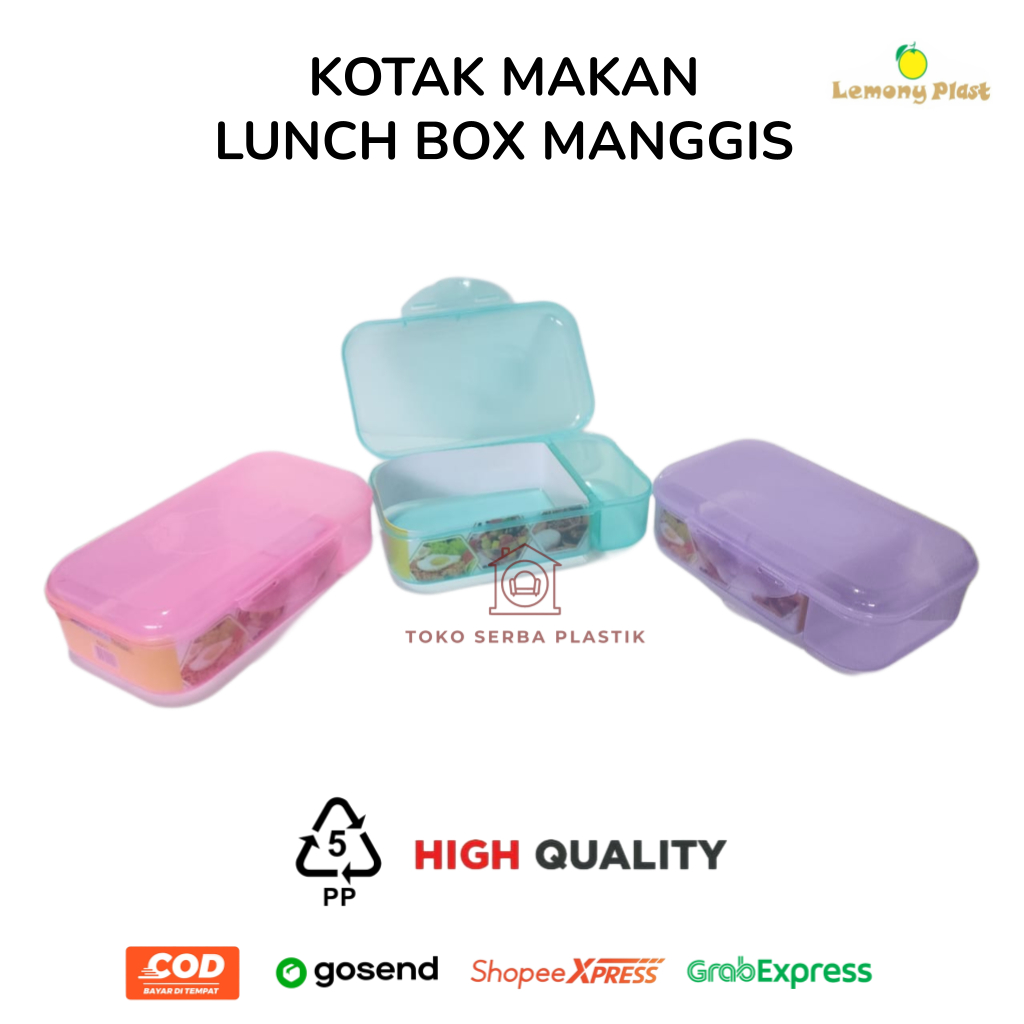 Jual Kotak Makan Anak Manggis Lunch Box / Tepak Bekal Makanan Ompreng ...