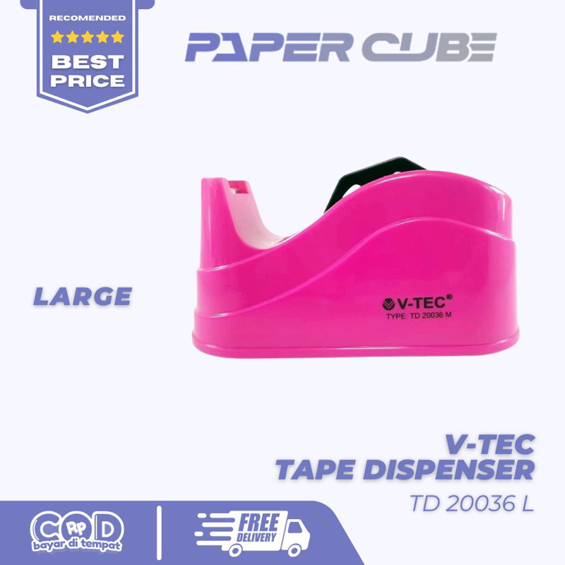 Jual V-TEC | TAPE DISPENSER ALAT ISOLASI KERTAS S-M-L | Shopee Indonesia