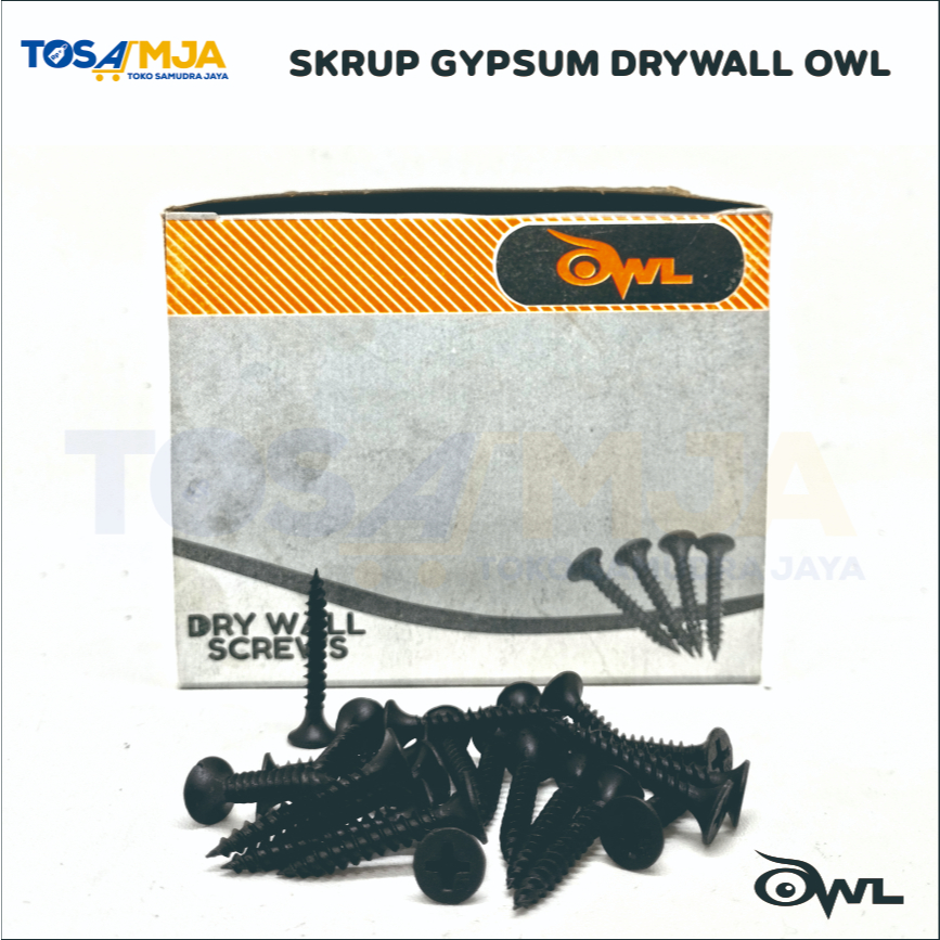 Jual SKRUP GYPSUM 3/4" 1" 1.5" 2" inch 455gram HITAM / SEKRUP PAPAN ...