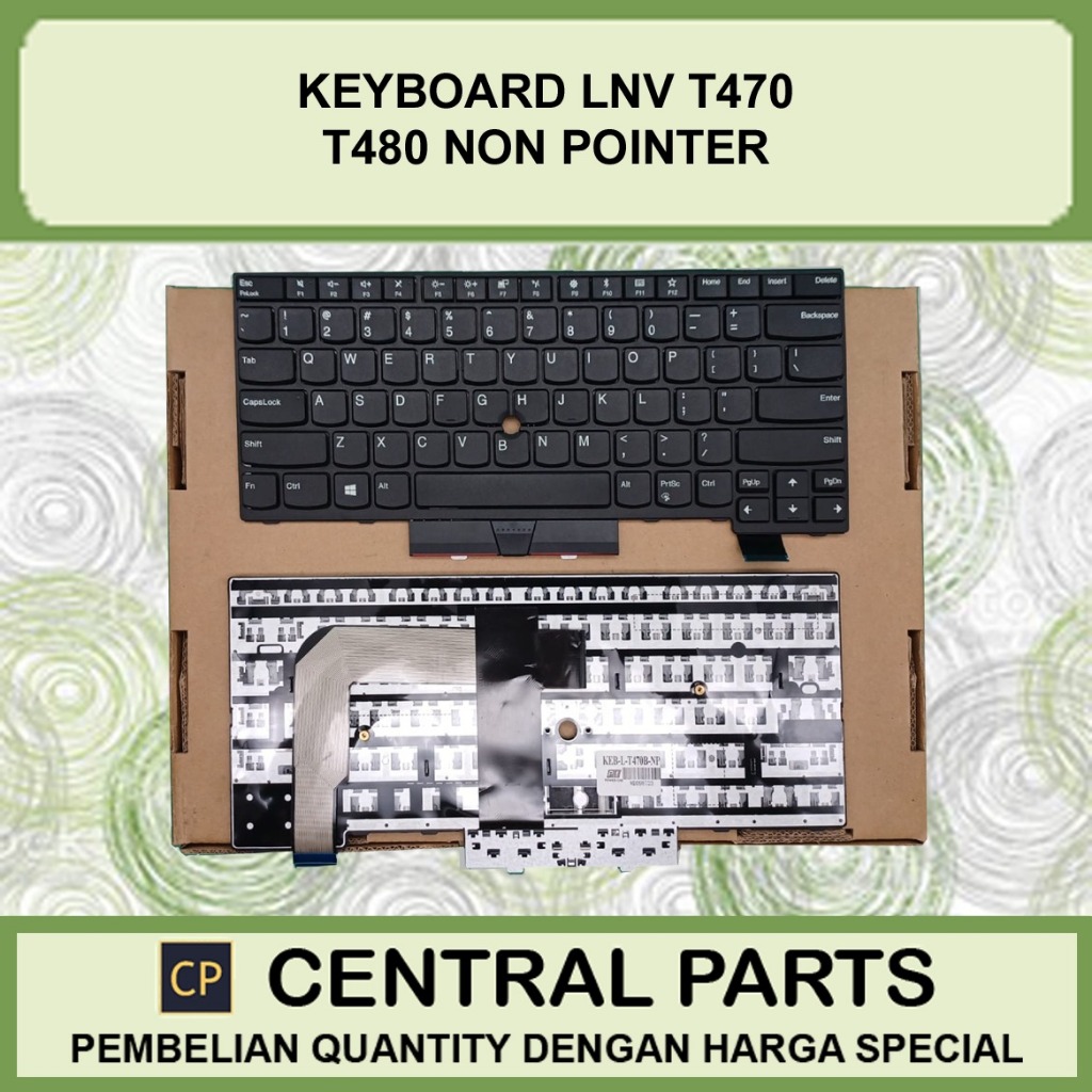 Jual Keyboard Lenovo T480 T470 Non Pointer | Shopee Indonesia