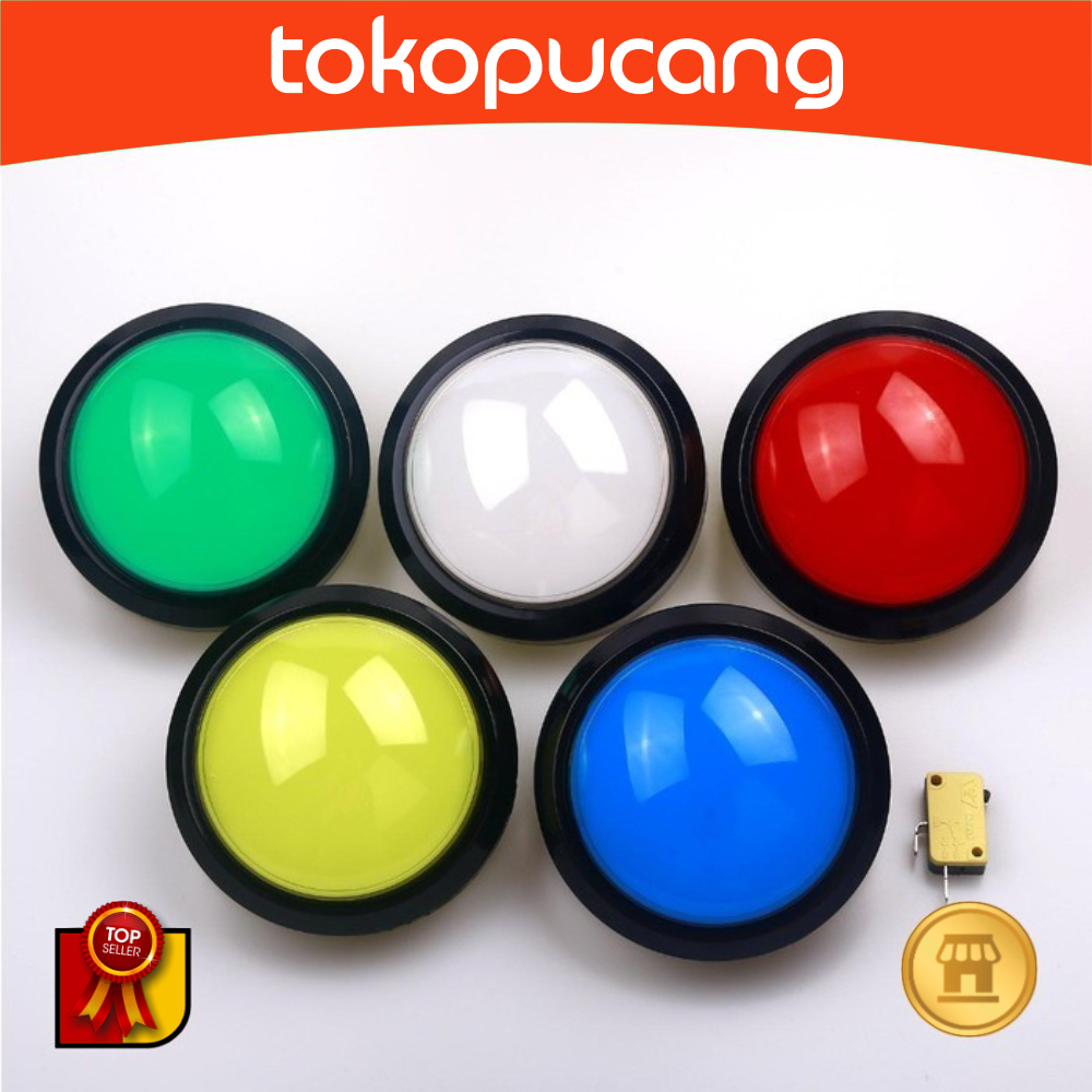 Jual Push On 100mm Tombol Acara Peresmian Button Giant Switch Lomba ...