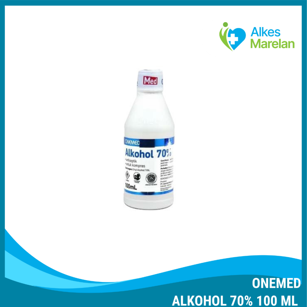 Jual ONEMED - Alcohol Antiseptic 70% Onemed100ml / Alkohol Antiseptik ...