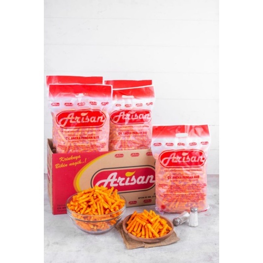Jual Stik Snack ARISAN @400 Gr 1 DUS isi 5 BUNGKUS Rasa Balado | Shopee ...