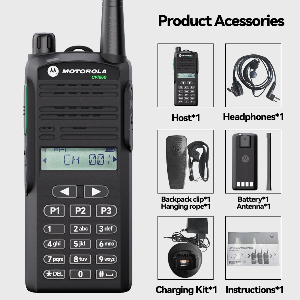 Jual Motorola CP1660 Original Walkie talkie laut profesional Maritim ...