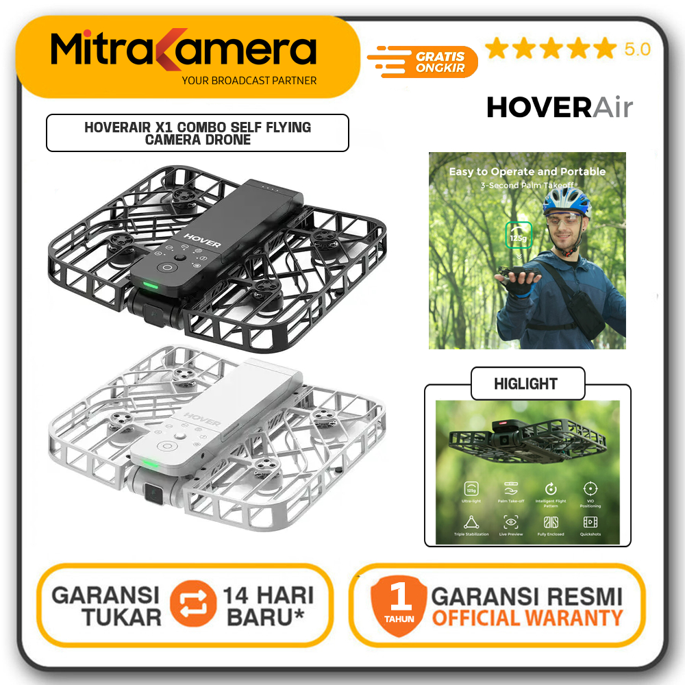 Jual HoverAir X1 Combo Self Flying Camera Drone | Shopee Indonesia