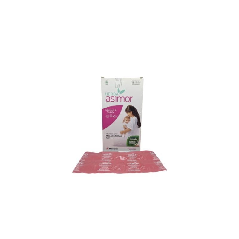 Jual Herba Asimor, Pelancar asi, Kapsul Asi Booster 1 Strip @ 6 Tablet ...