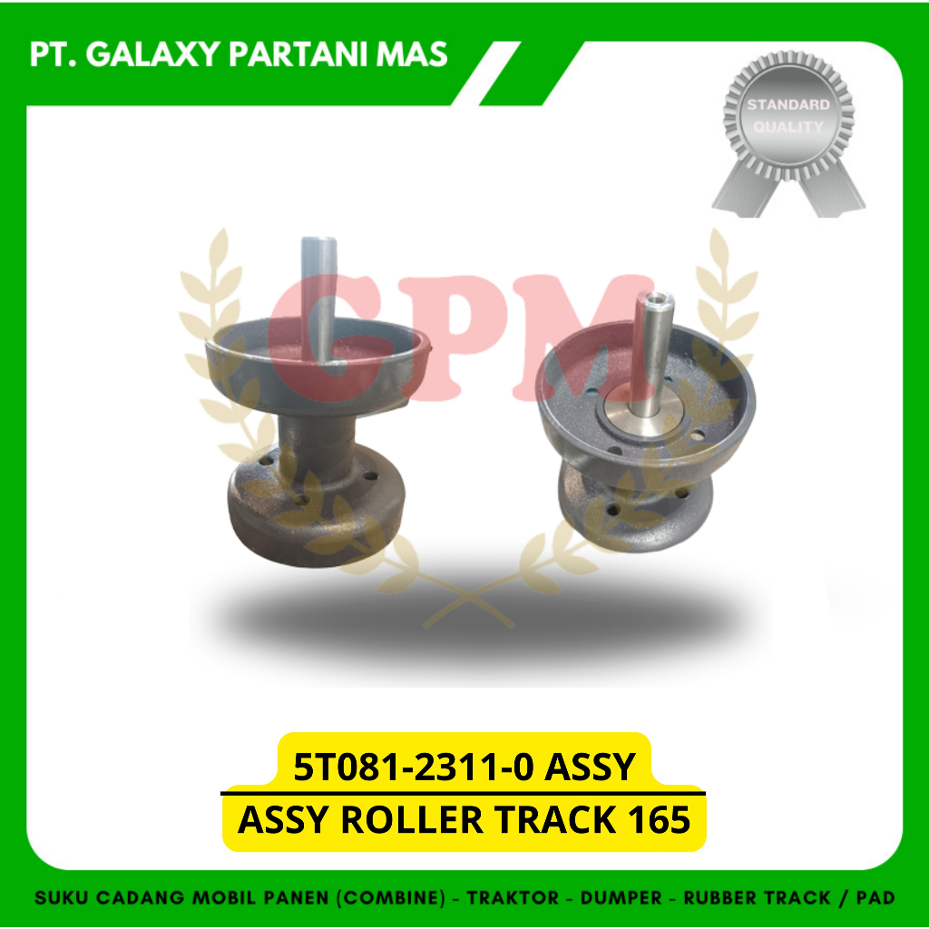 Jual ASSY ROLLER TRACK 165 / ROLLER SET BAWAH (BESAR) DC 35 / 5T081-2311-0 ASSY | Shopee Indonesia