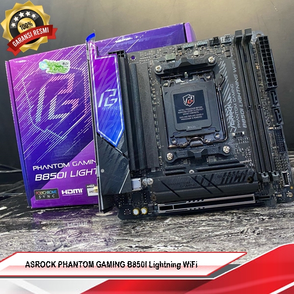 Jual ASROCK PHANTOM GAMING B850I Lightning WiFi | Motherboard AMD B850 ...