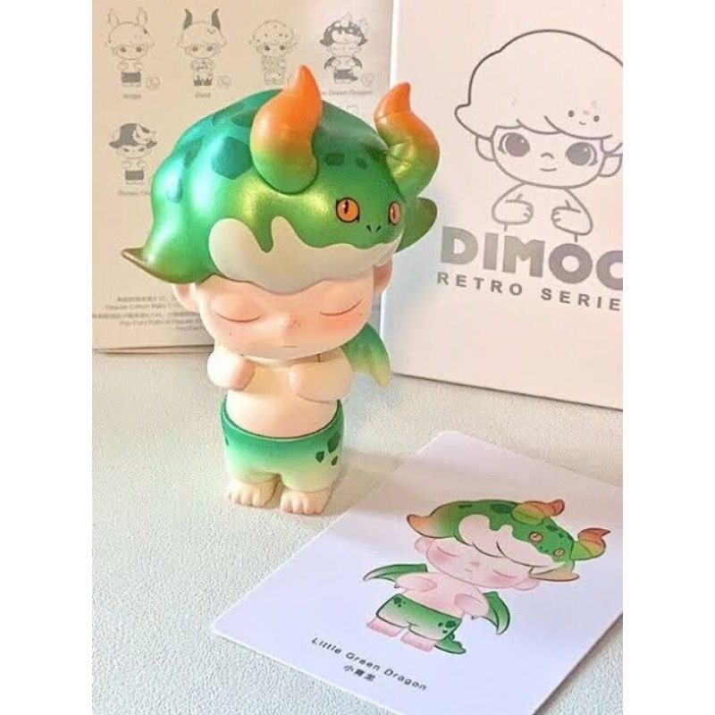 Jual Pop Mart Dimoo Retro Selected Little Green Dragon | Shopee Indonesia
