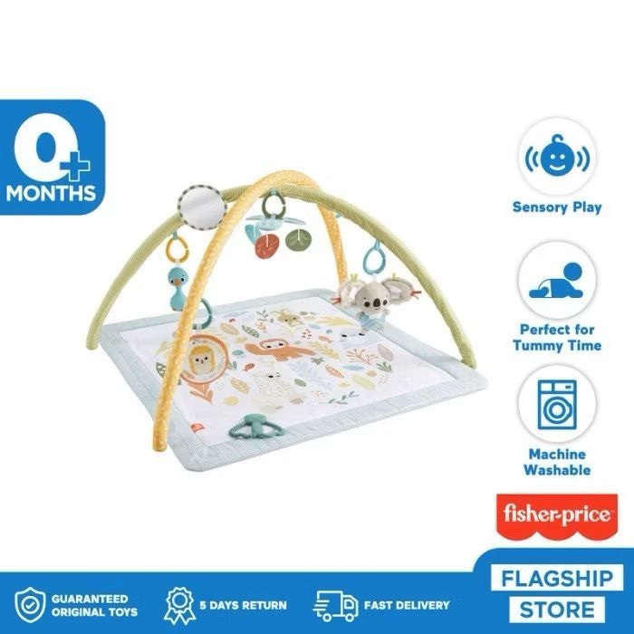 Jual Fisher Price Simply Senses NewBorn Play Gym Matras (HRB15) Alas ...