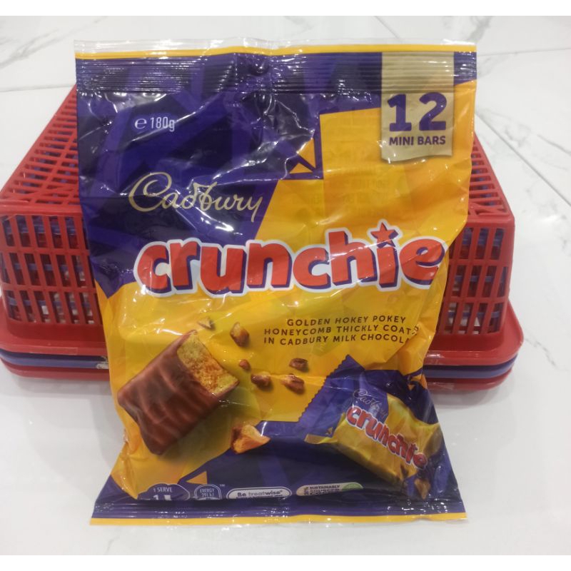Jual Cadbury Crunchie 12 Mini Bars / Cadbury Crunchie Golden Honeycomb ...