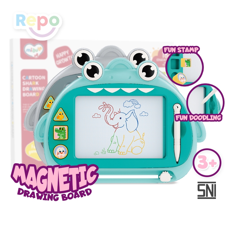 Jual REPO Mainan Edukasi Mainan Papan Tulis Magnet Magnetic Drawing ...
