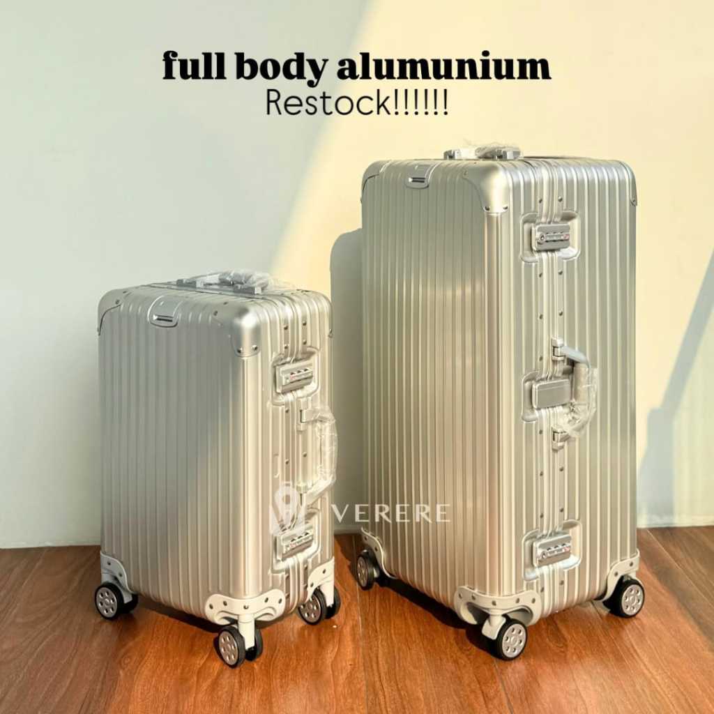 Jual [INSTANT] Koper Full Alumunium Super Good Quality TSA Lock Koper ...