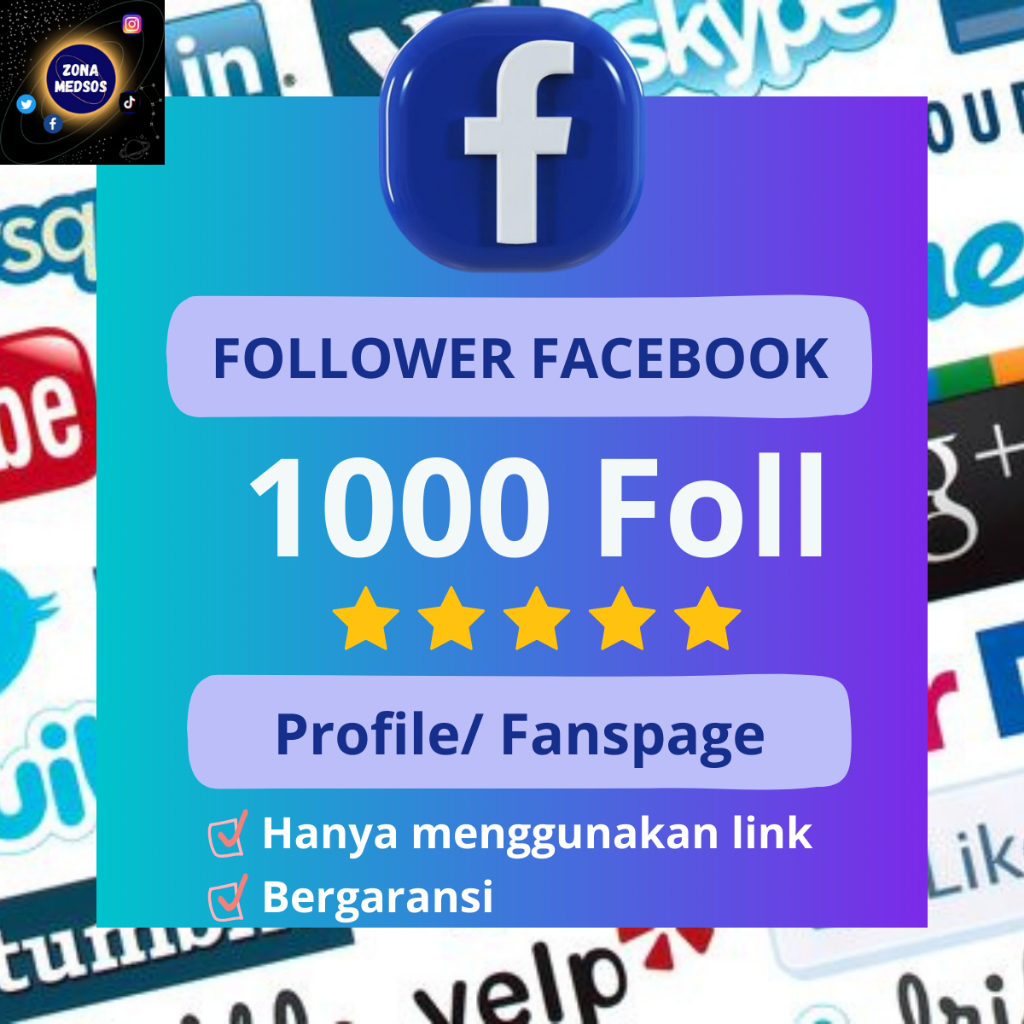 Jual Pengikut FB Pro Follower Profile/ Fanspage Permanen Follower ...