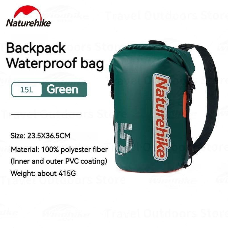 Jual DRYBAG NATUREHIKE CNK2300BS017 - DRY BAG 15 LITER | Shopee Indonesia