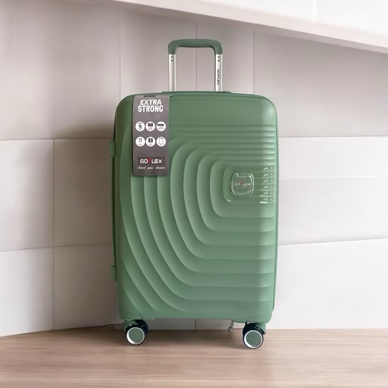 Jual KOPER GOFLEX ANTI PECAH 20-24-28 inchi TSA LOCK DOUBLE ZIPPER ...