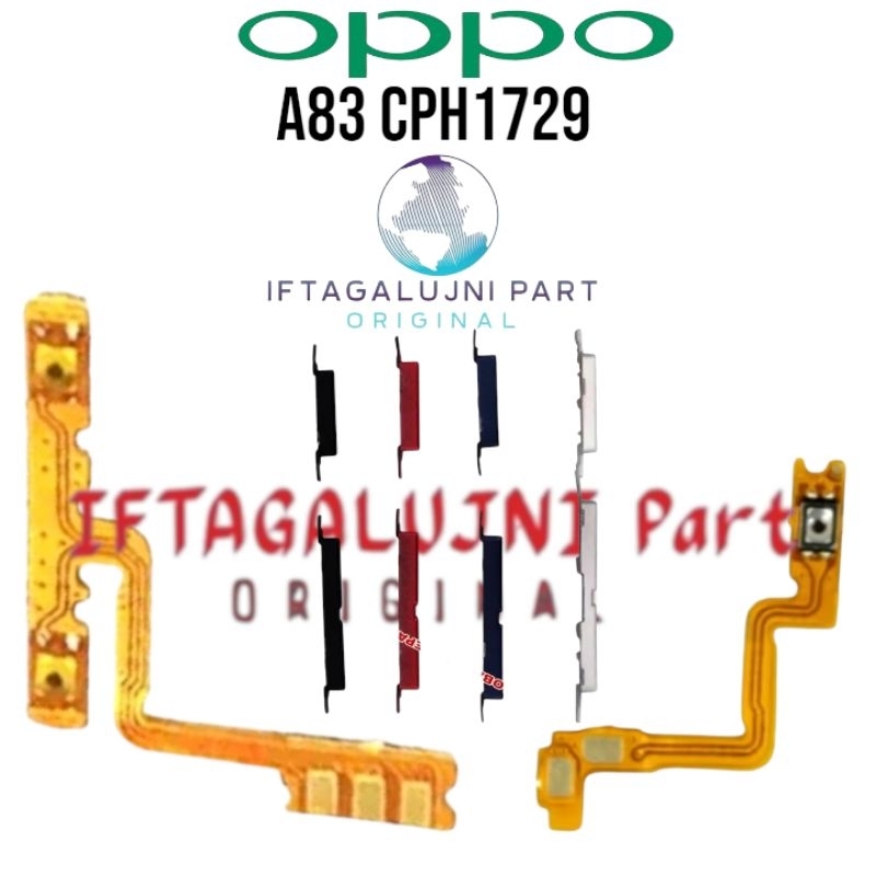 Jual Fleksibel + Tombol Volume On Off Oppo A83 CPH1729 Flexible Volume On Off Flex Tombol luar ...